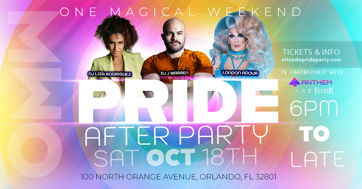 Orlando Pride Party - Where Pride Lights The Night in Orlando!